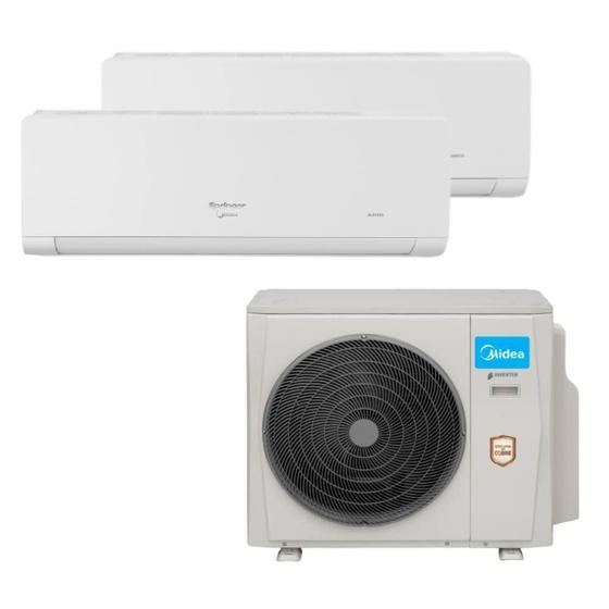 Ar Condicionado Multi Split Bi Split Inverter Springer Midea 18000 BTUs (2X9000) Quente e Frio ...