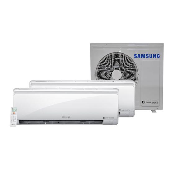 Ar Condicionado Multi Split Inverter Samsung 2x18.000 BTU/h Quente Frio ...