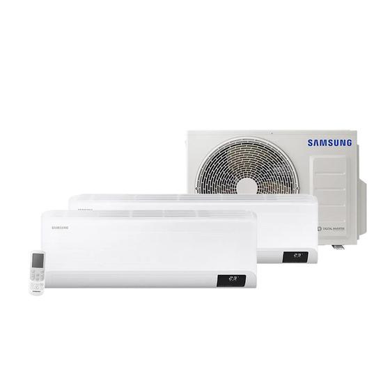 Ar Condicionado Multi Split Inverter Samsung WindFree 2x12.000 BTU/h ...