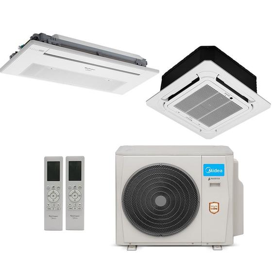 Ar-Condicionado Multi Split Inverter Springer Midea 18.000 BTUs (1x Evap Cassete 1 Via 9.000 ...
