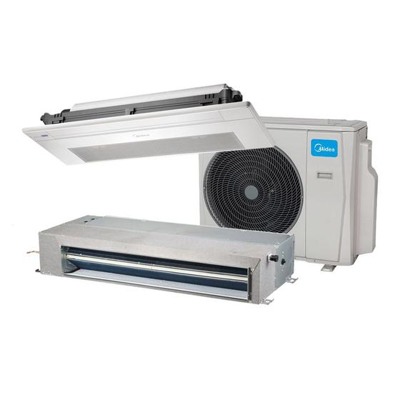 Ar Condicionado Multi Split Inverter Springer Midea Duto 12.000 e Cassete 1 Via 9.000 BTU/h ...