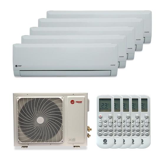 Ar-Condicionado Multi Split Inverter Trane 41.000 BTUs (4x Evap HW 9.000 + 1x Evap HW 18.000 ...