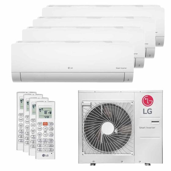 Ar Condicionado Multi Split Quadri Split Inverter LG 36000BTUs (2X12000 ...