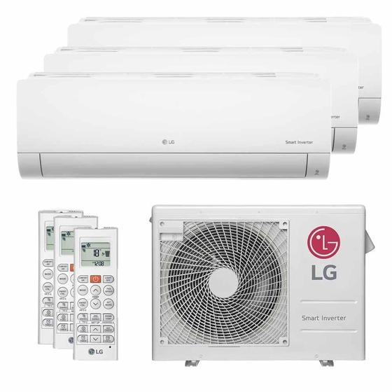 Ar Condicionado Multi Split Tri Split Inverter LG 24000 BTUs (3X9000) Q ...