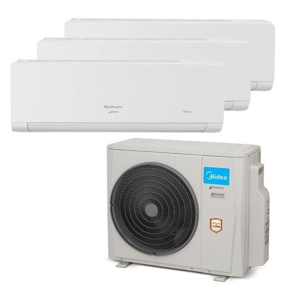 Ar Condicionado Multi Tri Split Springer Midea 27000 BTUs (3X9000 ...