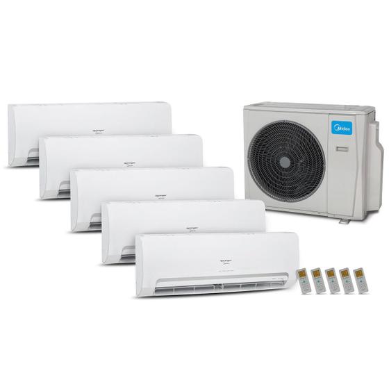 Ar condicionado Multisplit HW Inverter 42.000 BTU (5x Evap 9.000 ...