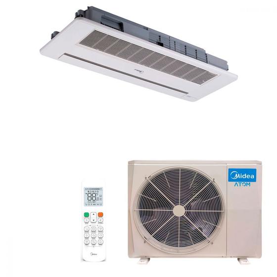 Ar Condicionado Split Cassete 1 Via Inverter Midea Atom 24000 BTUs Quente Frio 40ATAQA24M5 ...