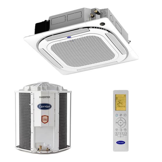 Ar condicionado Split Cassete Carrier Inverter 4 Vias Connect 36.000 ...