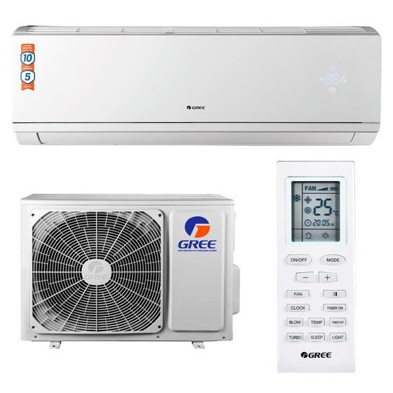 Ar-Condicionado Split Gree Inverter Quente e Frio 12000 BTUS GWH12QC ...