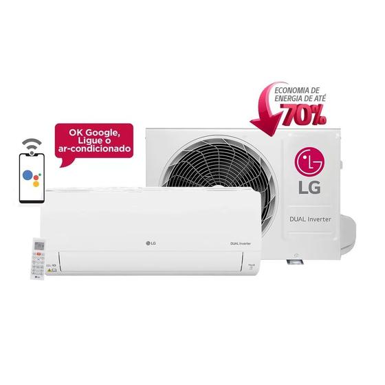 Ar Condicionado Split Hi Wall Inverter LG Dual Voice 15000 BTU/h Frio ...