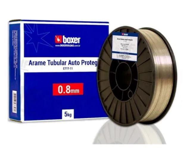 Arame De Solda Revestido Mig Uso Sem Gás 0.8Mm 5Kg Boxer - Boxer Soldas ...