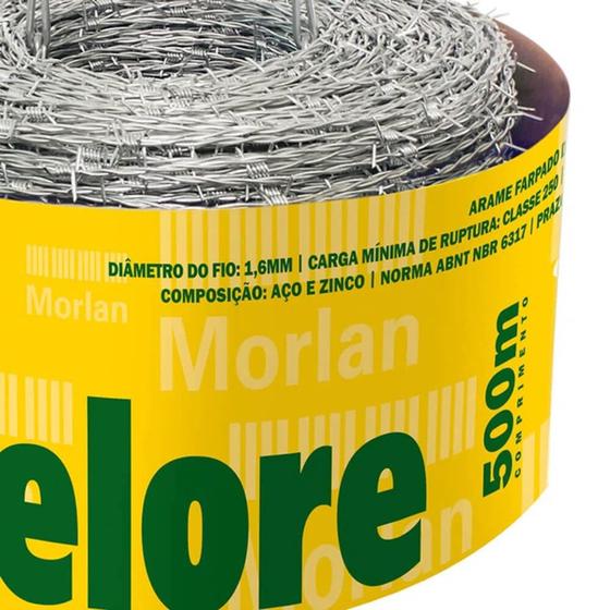 Arame farpado rolo com 500 metros - NELORE - Morlan - Arame Farpado ...
