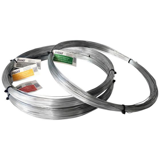 Arame Galvanizado BWG 16 - 1,65mm Rolo de 1Kg Franz - Arame Galvanizado ...