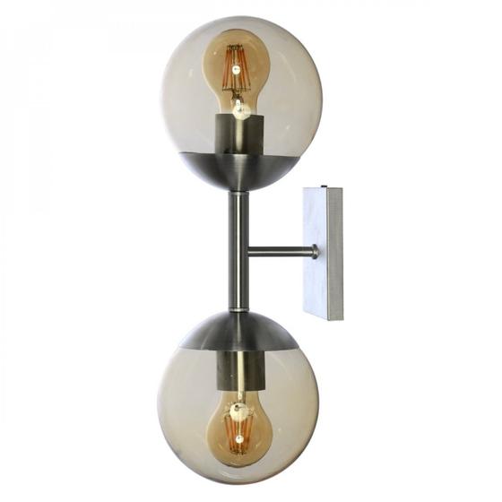 Arandela Bivolt 33x43cm 2 Lâmpadas Infinity Lux - Luminária de Parede ...