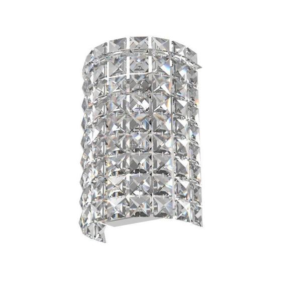 Arandela Cristal Cabeceira Cama Living Hall Entrada Ar605M - Arevo ...