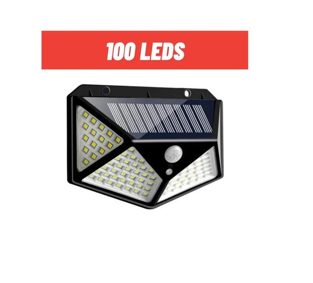Arandela Holofote Led Placa Energia Solar Sem Fio - Luatek - Luminária ...