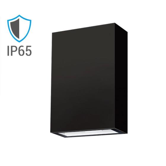 Arandela Led Externa Preta 4W 6000K (Branco Frio) Bivolt IP65 LM957 ...