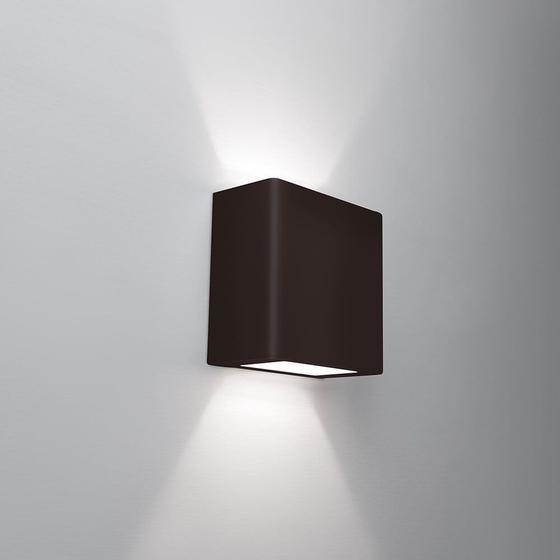Arandela New Clean Ext 2F 6W Led Preto - New Line - Luminária de Parede ...