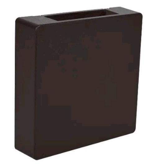 Arandela Parede Clean Led Quadrada 2 Fachos 3W 3000K Marrom - Blumenau ...