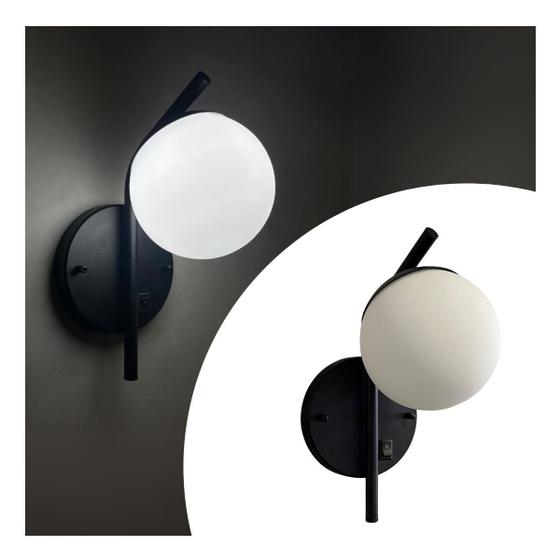 Arandela Parede Inclinada Em Aluminio Com Acendimento Na Base Liga e ...