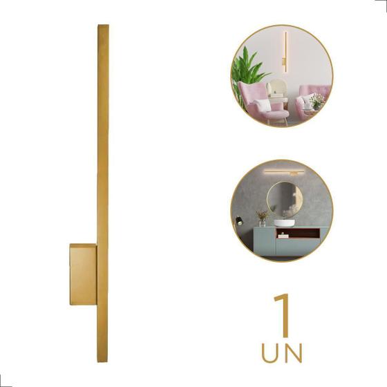 Arandela Style Dourado Luz Indireta 3000K Luz Quente 823/60 - Spotline ...