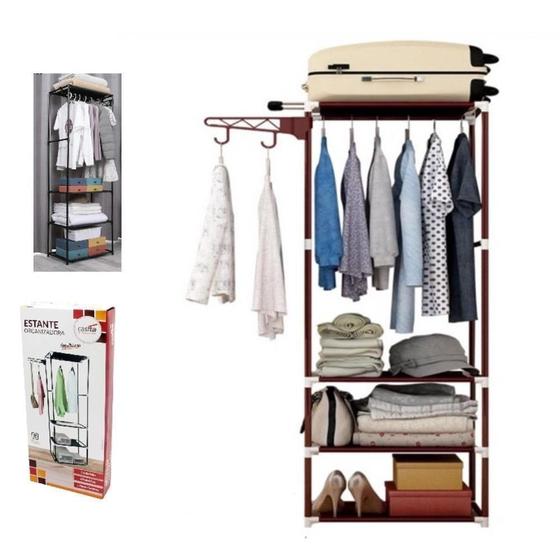Arara Guarda Roupa Portátil Estante Organizador De Roupa - Gimp ...