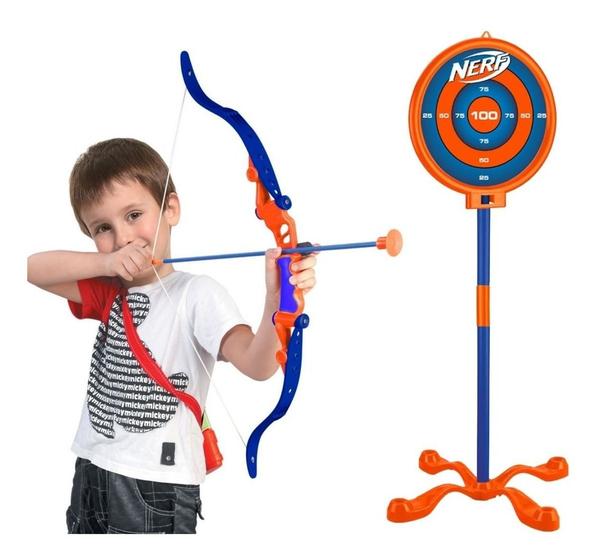 Arco E Flecha Infantil Nerf Original Arco Com Laser Envio Nf - Arco e Flecha Infantil - Magazine ...