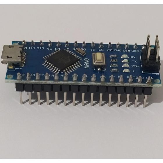 Arduino Nano Compativel C/ Entrada Micro Usb e Terminais Soldados ...
