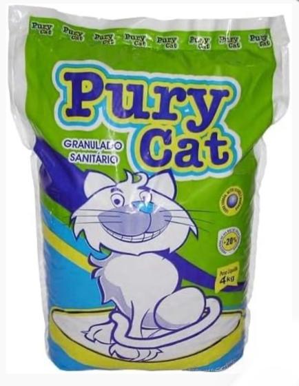 Areia higiênica para gatos granulada Pury Cat 4Kg - Nacional Pet - Areia para Gato - Magazine Luiza