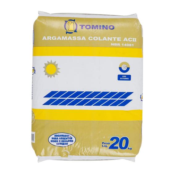 Argamassa ACII Interna e Externa Cinza Grupo Tomino - Argamassa para ...
