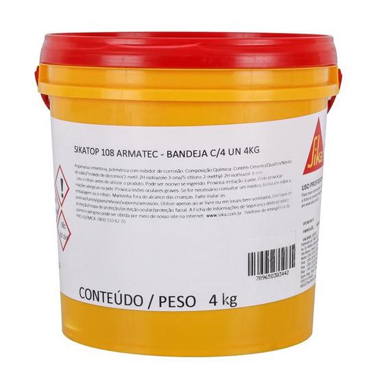 Argamassa de reparo sikatop 108 armatec (galão 4 kg) - sika - SIKA ...