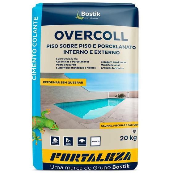 Argamassa Overcoll Piso Sobre Piso 20kg Branca - Fortaleza - Argamassa ...