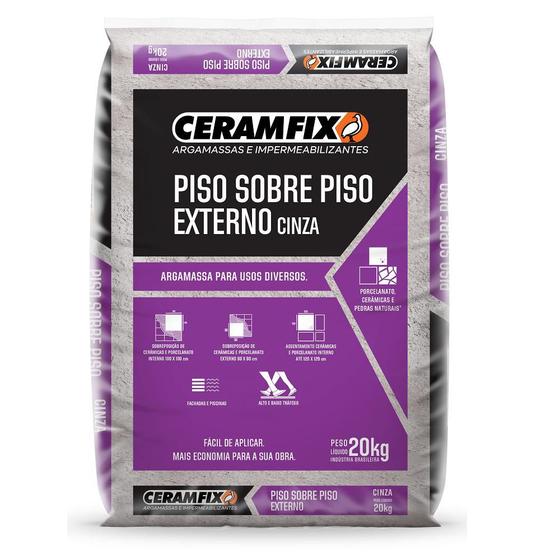Argamassa Para Porcelanatos e Piso Sobre Piso Externo 20kg Cinza ...