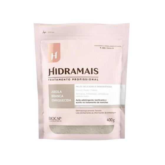 Argila Branca Corporal Hidramais 400g - Argila Corporal - Magazine Luiza