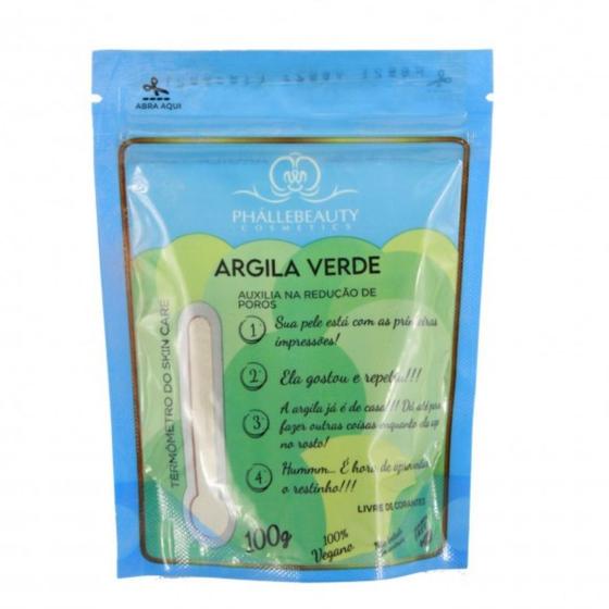 Argila Facial Phallebeauty Verde Skin Care - Outros Beleza e Perfumaria ...