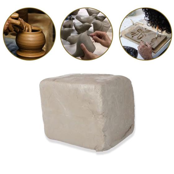 Argila Modelar Artesanato Escultura Cerâmica e Escolar 900g - DAP ...