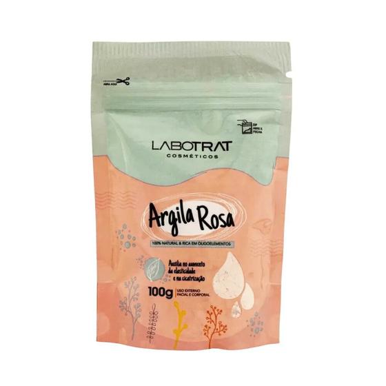Argila Rosa Em Pó Com Colágeno Hidrolisado Labotrat 100g - Outros ...