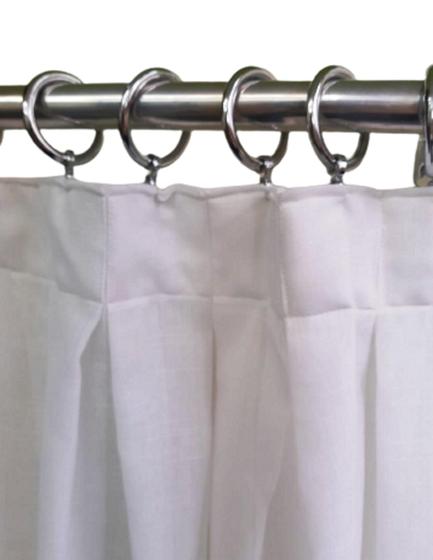 Argola Cortinas Grossa Cromada + Ganchos 30 Pçs Cada - Viana's - Argola ...