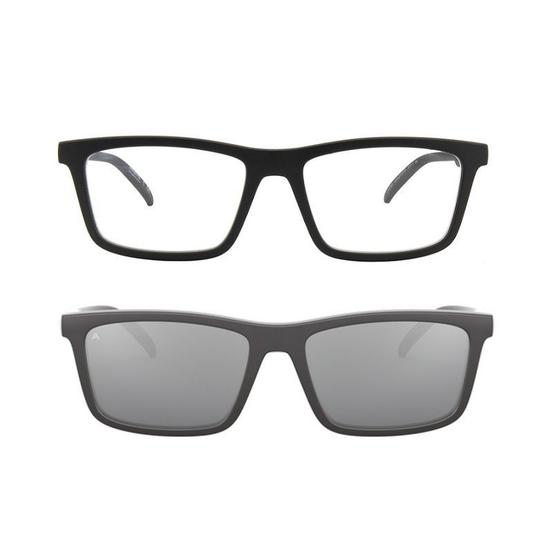 Armação De Óculos Arnette Hypno Clip On An4274 27151w 55 Cinza Fosco ...