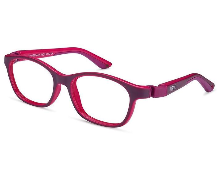 Armação De Óculos Infantil Nano Vista Camper Nao620444h Roxo Fosco ...