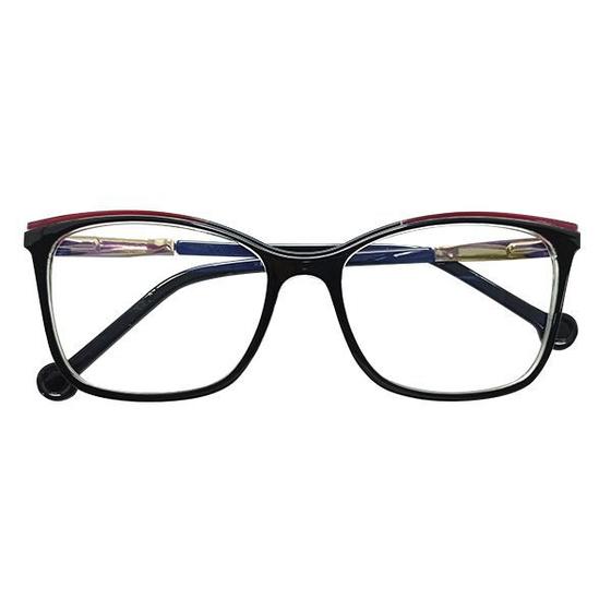 Armação Para Grau Feminina Quadrada Vermelha - 68302 - Kiss Me ...