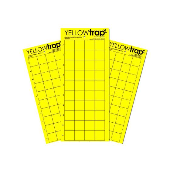 Armadilha Amarela Adesiva Contra Insetos - 10 Unidades - ColeAgro ...