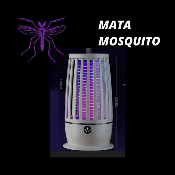 Armadilha Mata Mosquito Pega Inseto Led Luz Choque Elétrico - IRM ...