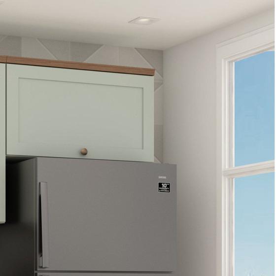 Armário Aéreo Basculante Para Cozinha 1 Porta Provençal Iluminata ...