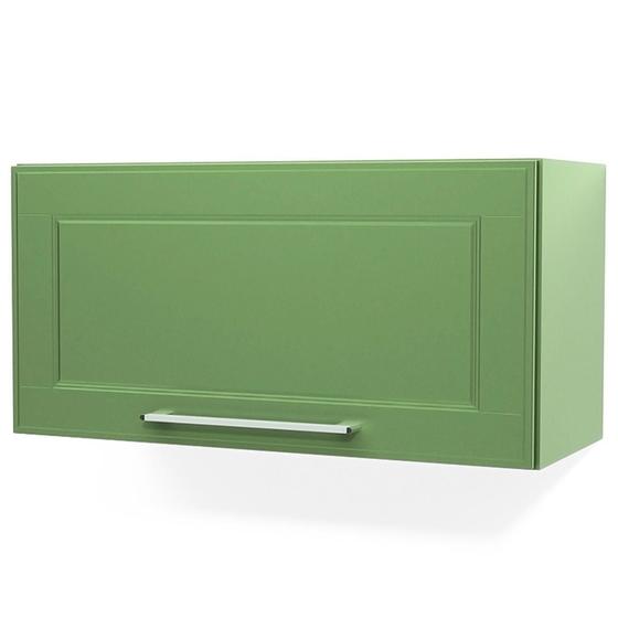 Armário Aéreo em Aço Casa Mob 1 Porta Play 35cmx70cm Verde Chá ...