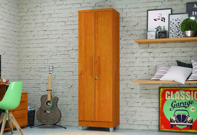 Armario De Lavanderia Napole 2 Portas Com Chave E Fechadura - MiraRack ...