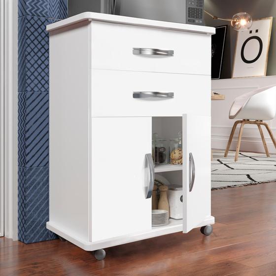 Armário MultiUso/Cozinha - Duas Portas e Duas Gavetas (Todas as cores) - Bella Vercelli - Outros ...