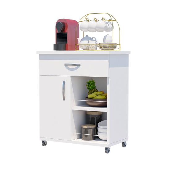 Armário Multiuso Fruteira Mesa De Cozinha Com Rodinhas - BONATTO - Outros Móveis - Magazine Luiza