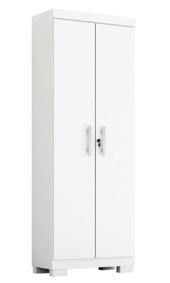 Armário Multiuso Íris 2 Portas com Chave - Branco - 100% MDF - ACP ...