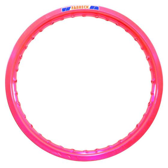 Aro Roda Aluminio Rosa Neon Cg/Titan/Ybr125/150-1.85x18 - Fabreck - Aro ...